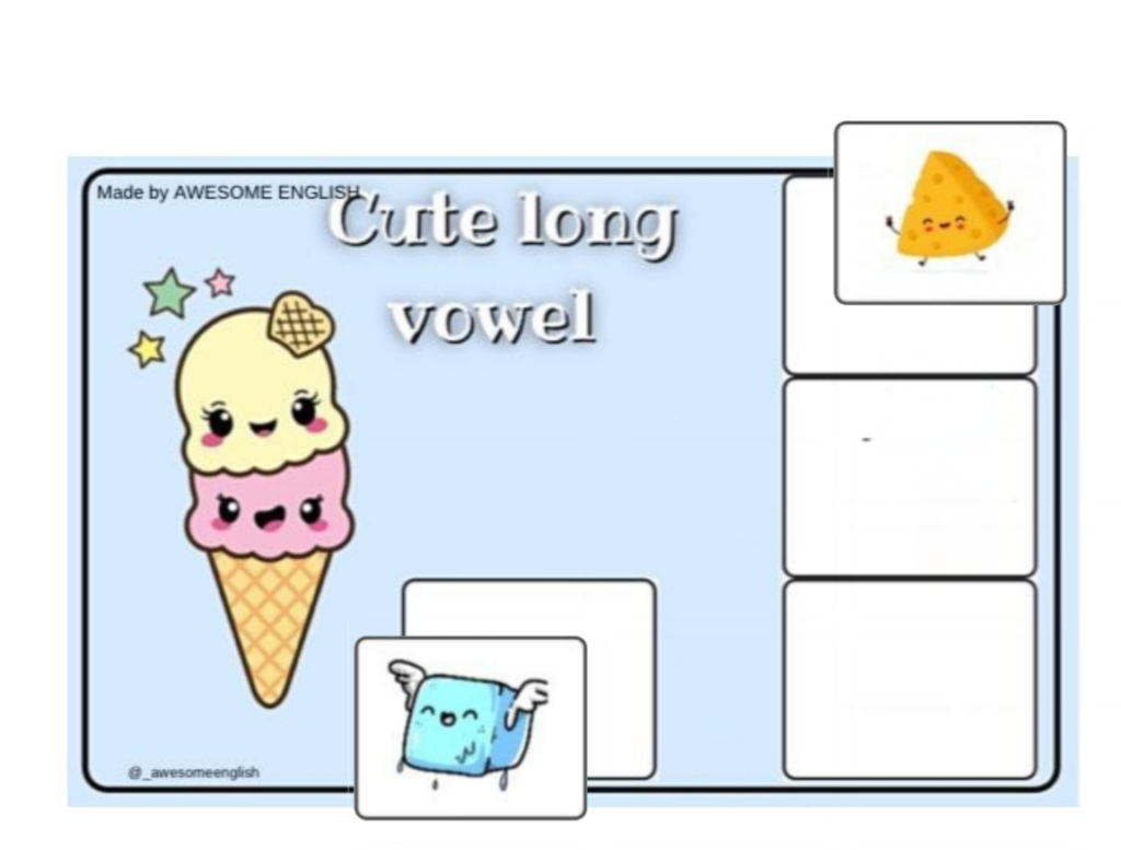 Cute long vowels - AWESOME ENGLISH